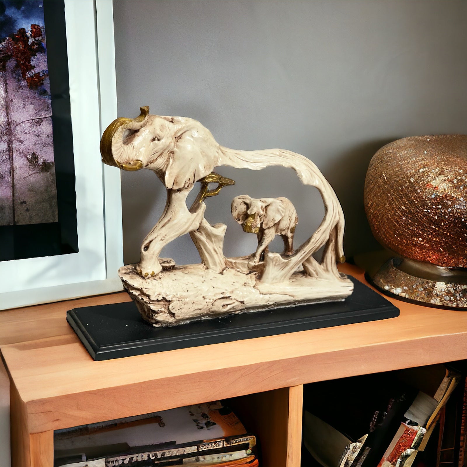 Shadow Elephant Showpiece Elephant in Elephant Statue Home Décor Heigh ...