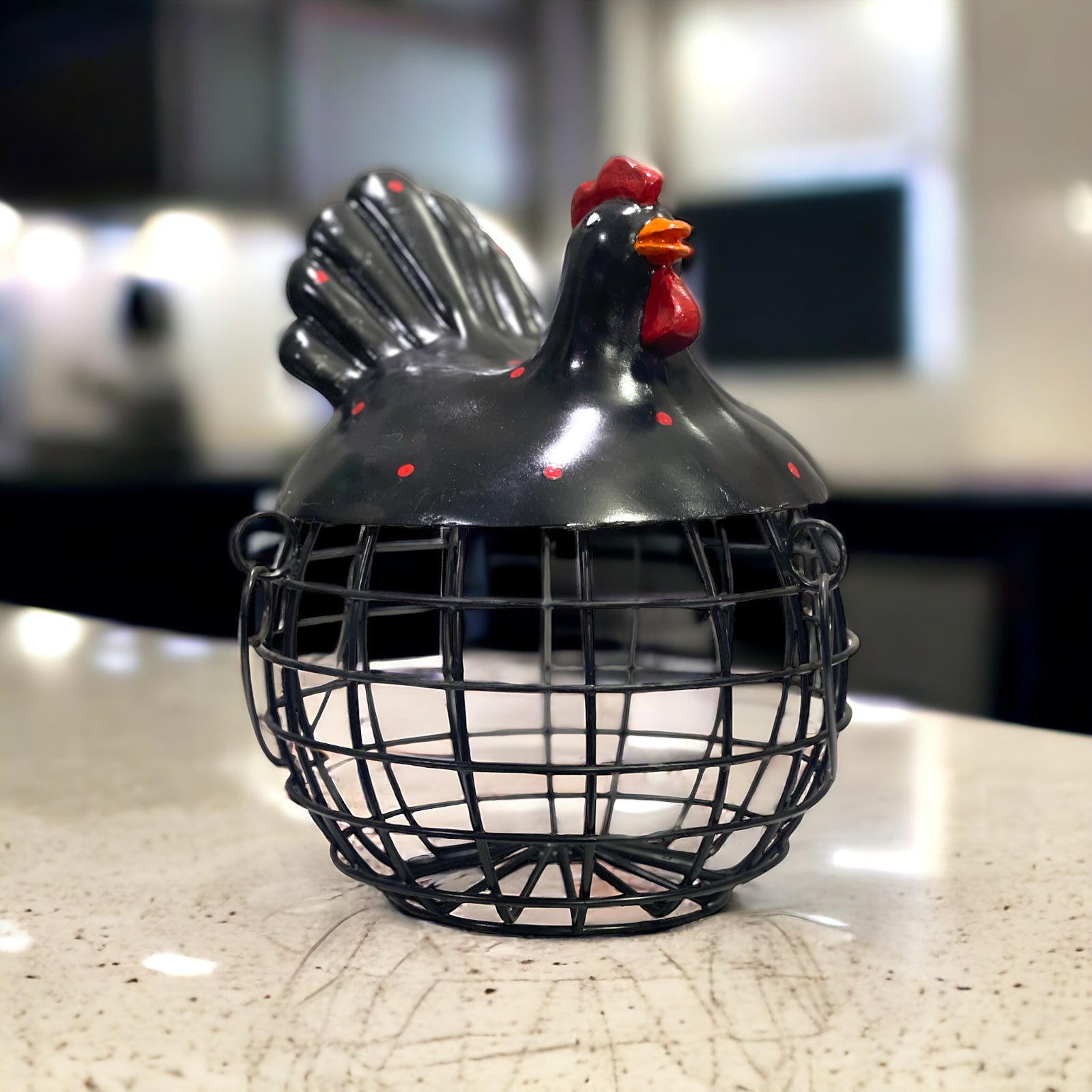 Rooster Hen Basket For 40 Eggs Best For Decor – cutncurve